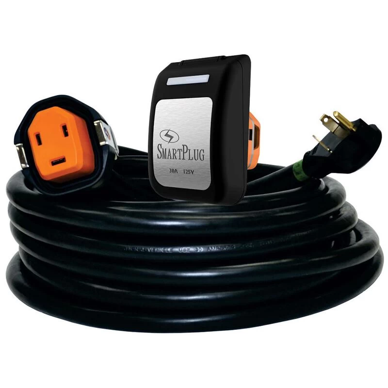 30 Amp 30' Cordset And Non-Metallic Inlet, Black/Black suitable for a ...